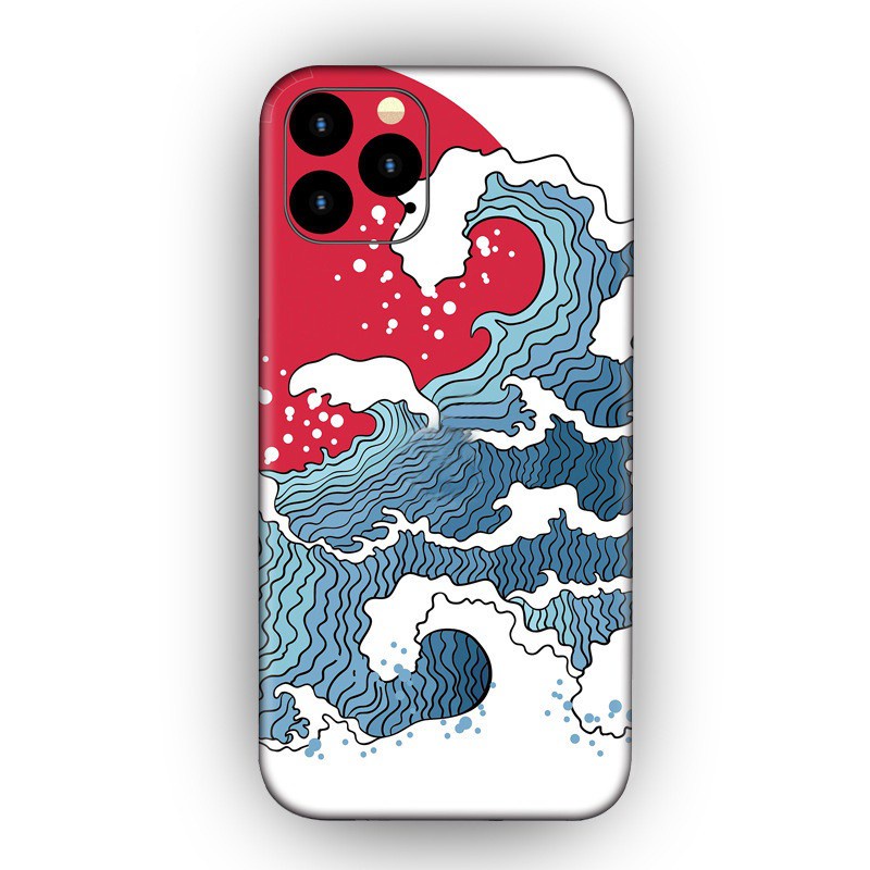 3D Relief Colorful Wraps Phone Sticker for iPhone XR / X Cartoon Decal ...