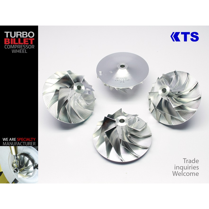 KTS Turbobillet X/MFS4E02C/T04E/Turbocharger Wheel/ Billet Wheel ...