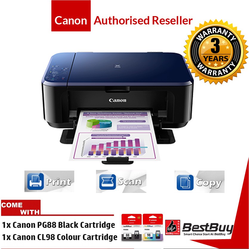 Canon Pixma All In One For Low Cost Printing Printer E510 | Shopee Malaysia