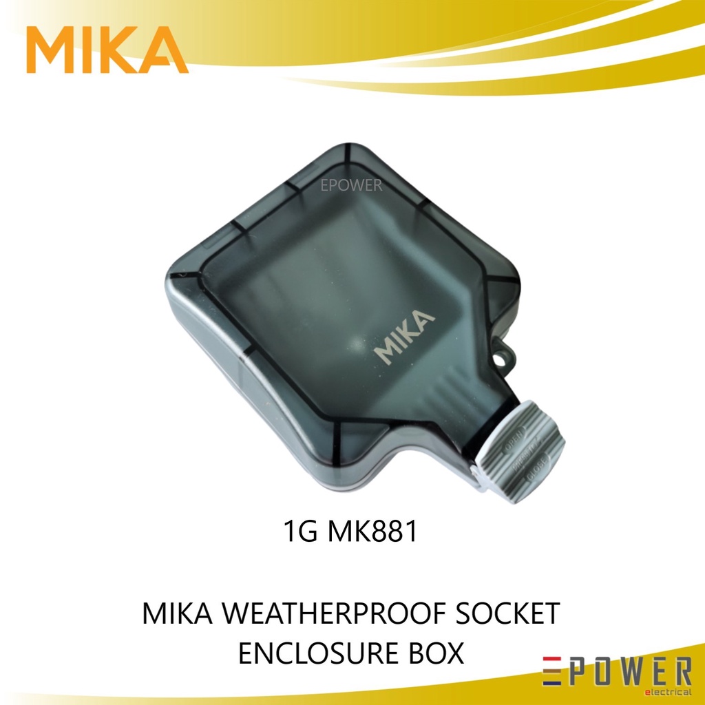 MIKA IP66 WEATHERPROOF SOCKET ENCLOSURE BOX 1G 2G | Shopee Malaysia