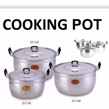 34cm 36cm 38cm 40cm 45cm CCH Thailand Aluminium Crocodile Cooking Pot ...