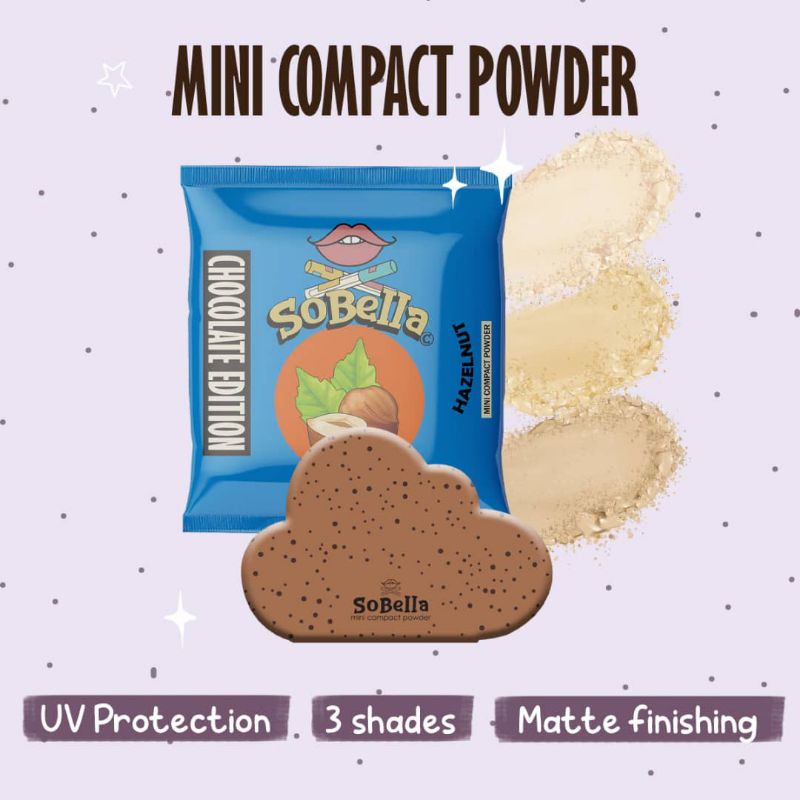 NEW 🔥 MINI compact powder sobella 🌹 ORIGINAL HQ | Shopee Malaysia