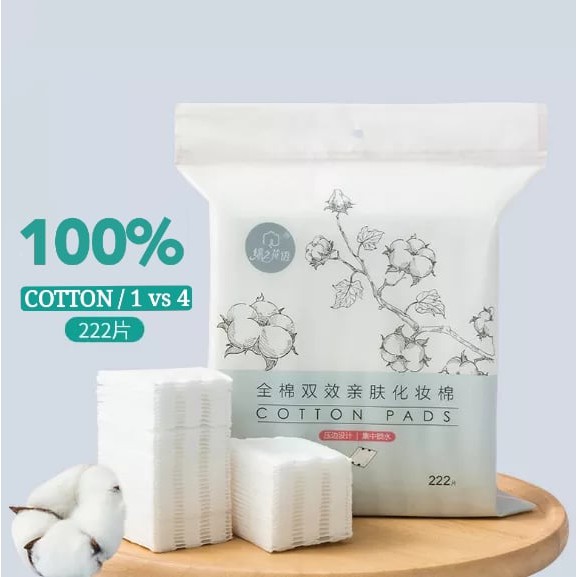 Facial Cotton Pad 222pcs Cotton Pad Make up Pad 222pcs Thick & Soft ...