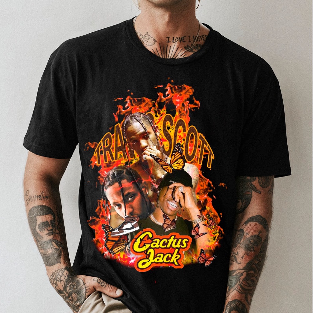 Travis scott premium T-Shirt premium unisex fanart Travis scott premium ...