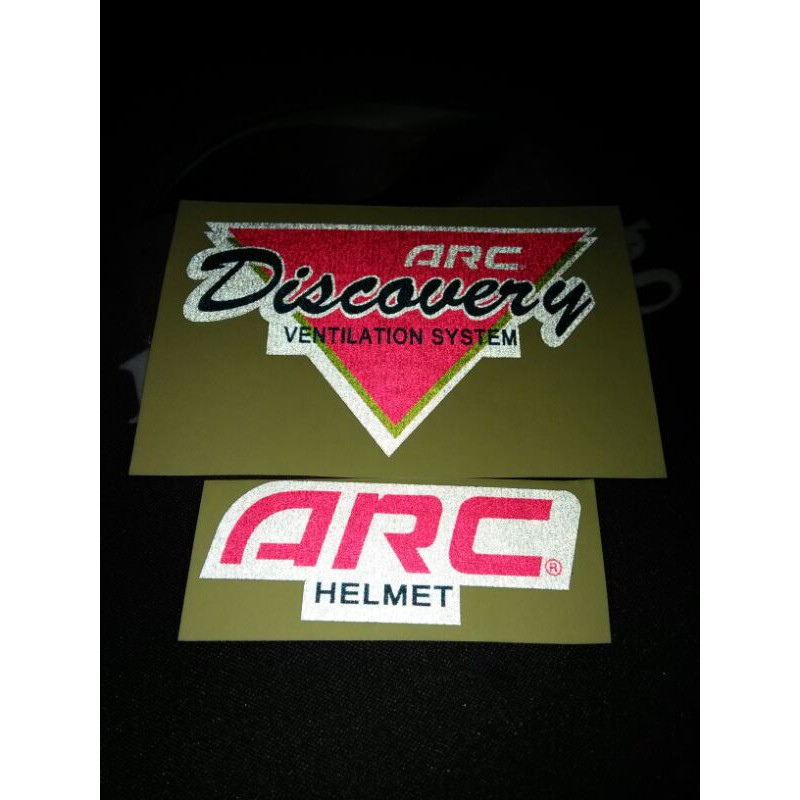STICKER ARC DISCOVERY / STIKER HELMET / STIKER MOTOR / ARC HELMET ...