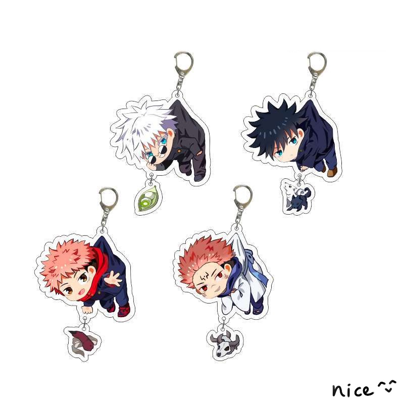 Animation Merchandise Cartoon Spell Fighting Gojo Gou Gougou Curly ...