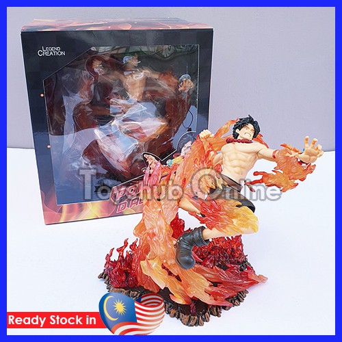 TOYSHUB One Piece Ace Penumbuk Api – Patung Koleksi Portgas·D·Ace ...