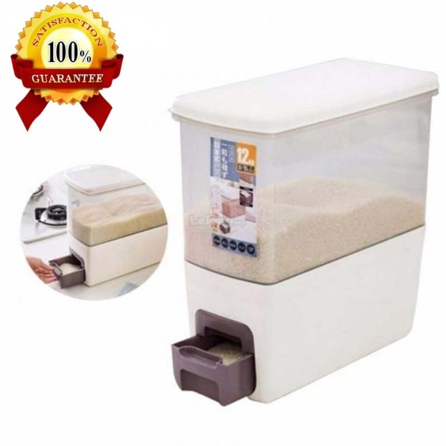 💥12kg Rice Dispenser / bekas simpan beras💥 | Shopee Malaysia