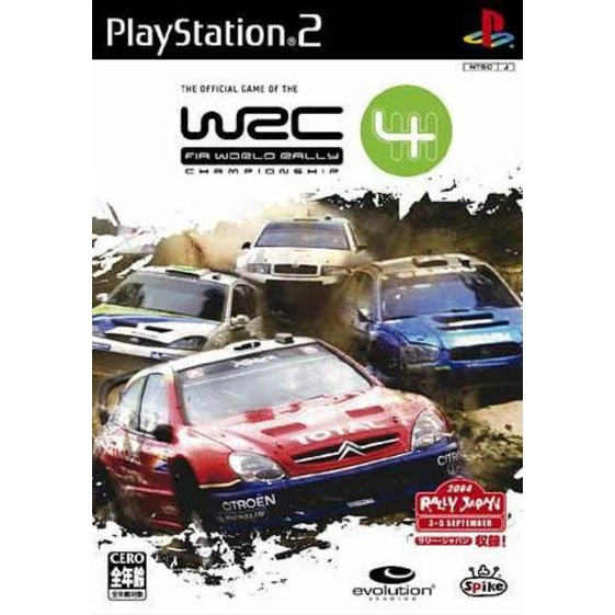 PS2 GAME DVD - WRC 4 - The official game of the fia world rally ...