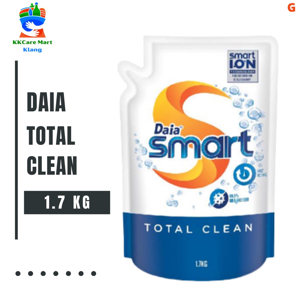 Daia - Smart Liquid Detergent Total Clean 1.7kg | Shopee Malaysia