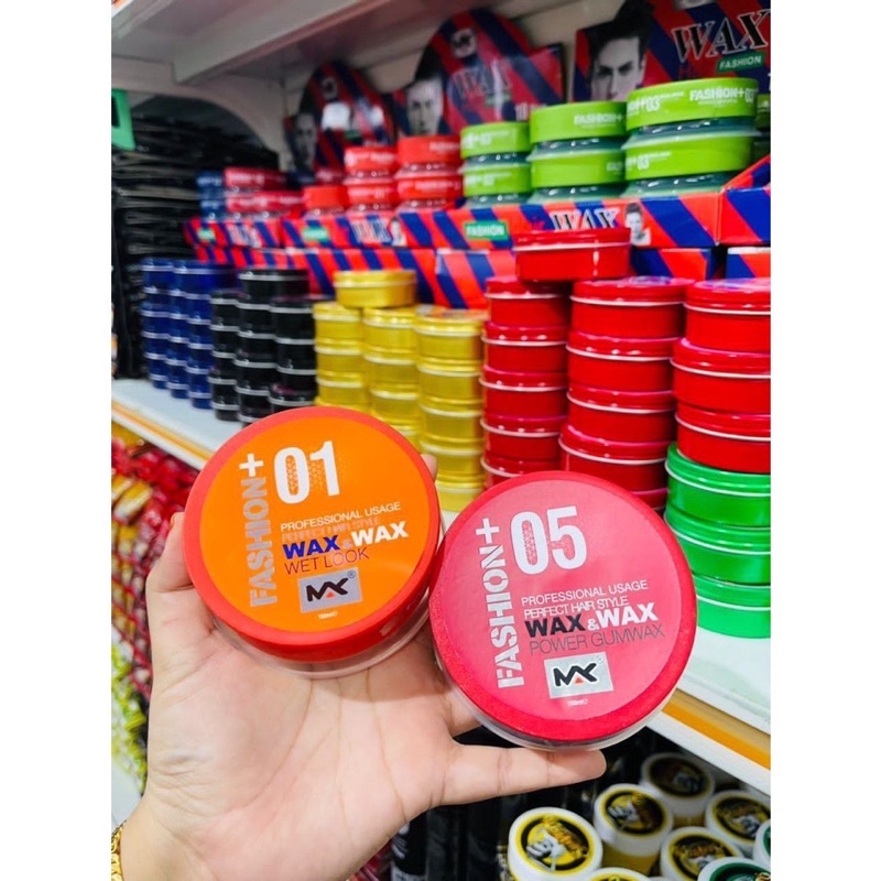 HAIR WAX POMADE 150ml Pomade Rubber Strong Hold Gel Rambut Wax Saloon ...