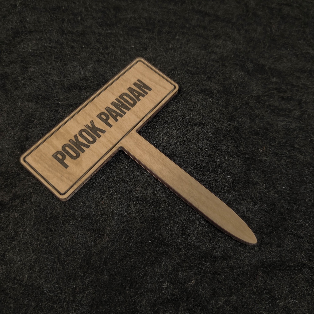 Label Pokok Kayu /Plant Tag/Plant Label/Penanda Pokok/Plant Tag / Plant ...