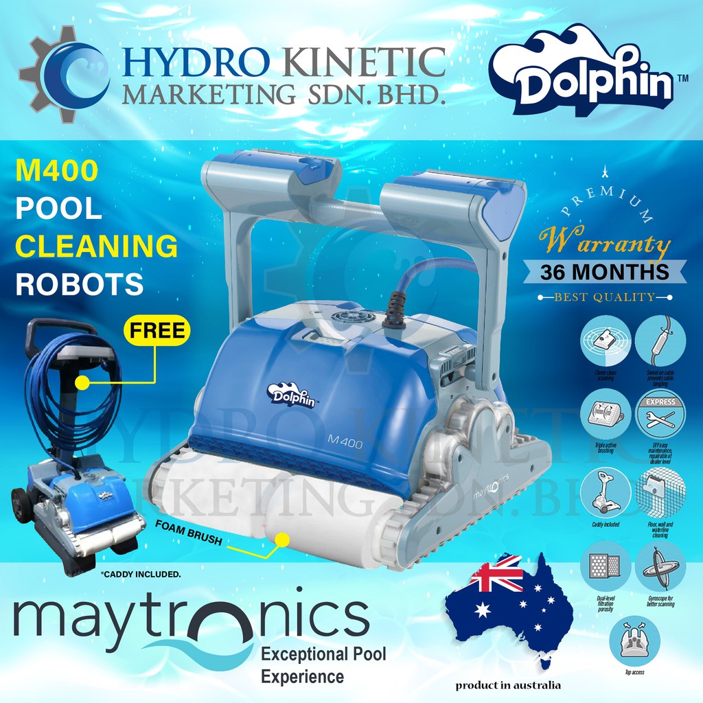 Maytronics Dolphin M400 Swimming Pool Robot Cleaner**Demo available ...