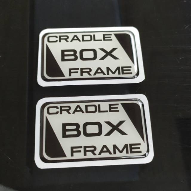 Embossed Cradle Box Frame Ninja R Stickers Pair Left Right | Shopee ...