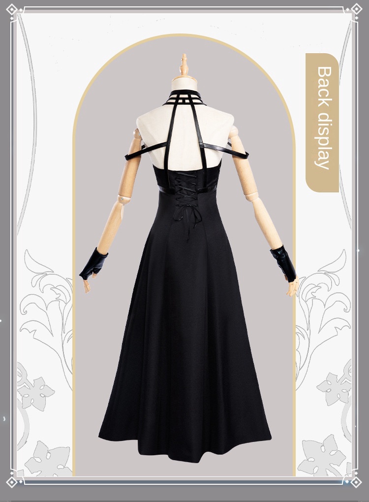 Anime Spy X Family Yor Forger Cosplay Costume Dress Earring Black ...