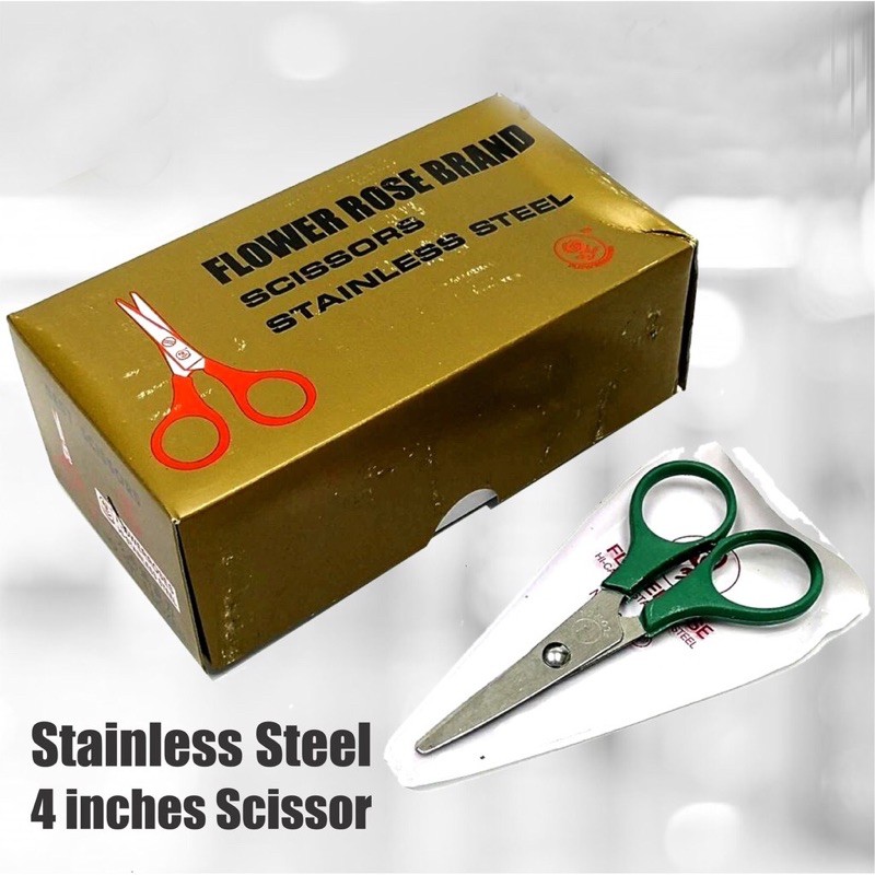 Flower Rose Scissors (4") | Shopee Malaysia