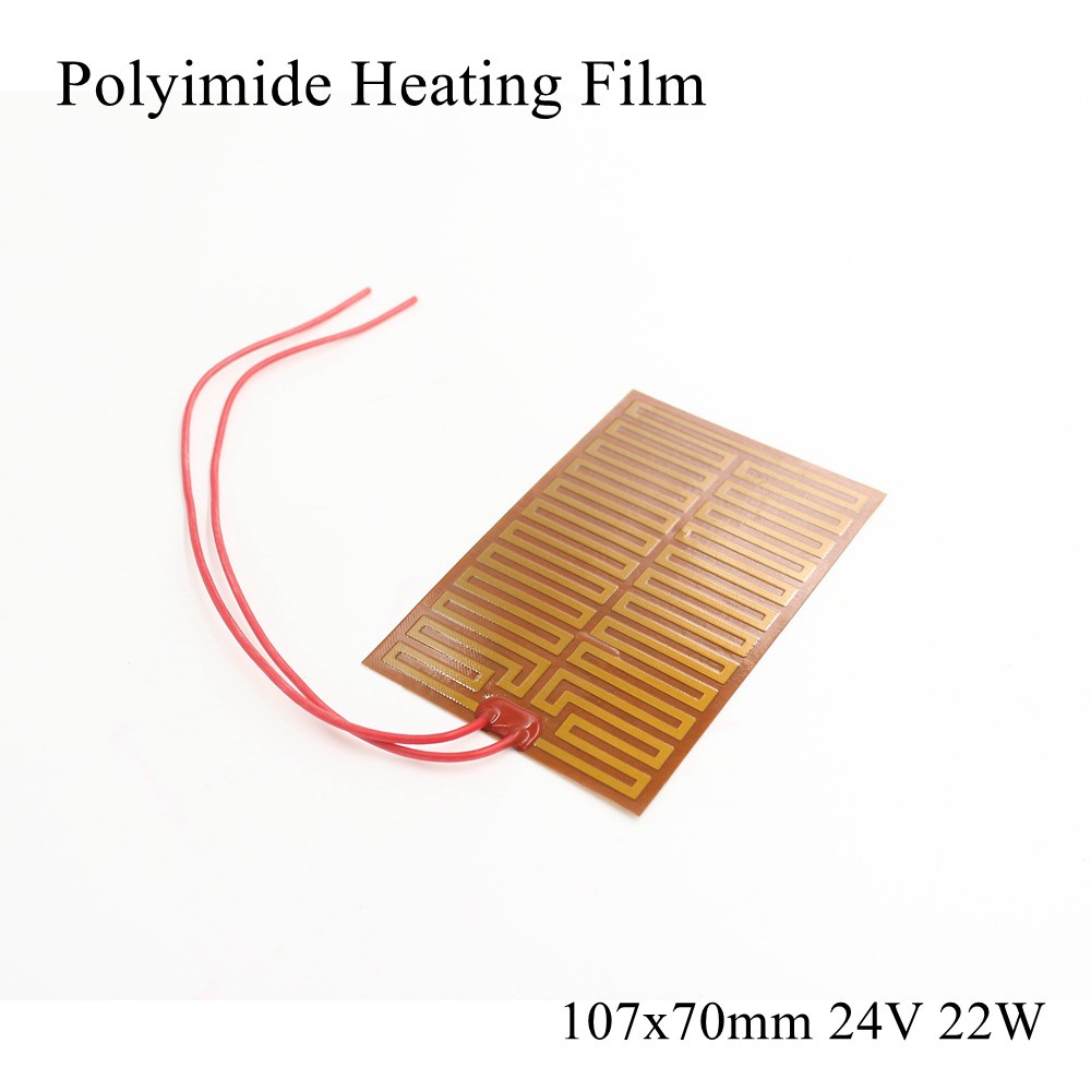 5V 12V 24V PI Heating Film Plate Polyimide Heating Electric Heated ...