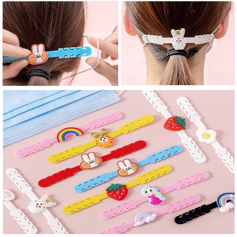 j shop2you–Cartoon Mask Hook Mask Extension Soft Silicone Ear Hook Anti ...