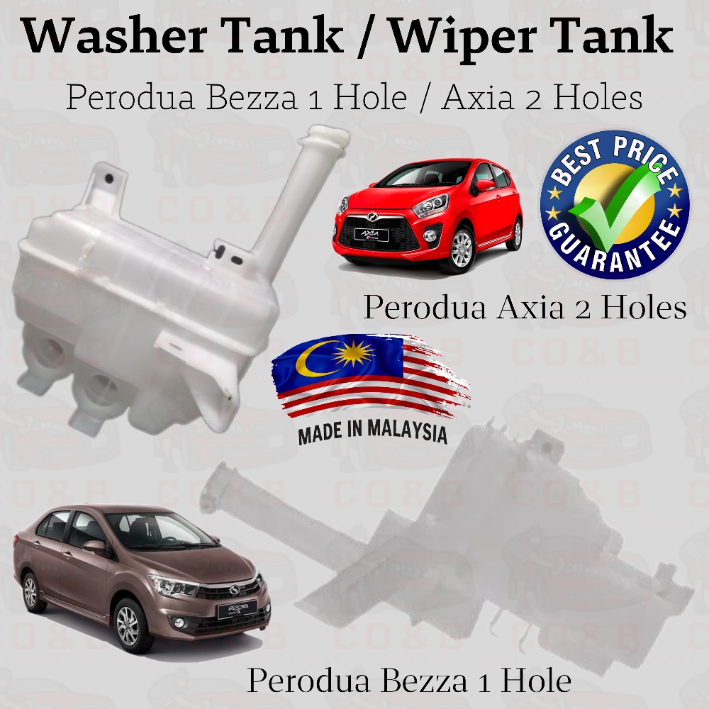 Perodua Bezza / Perodua Axia Washer Tank / Wiper Tank / Water Bottle ...