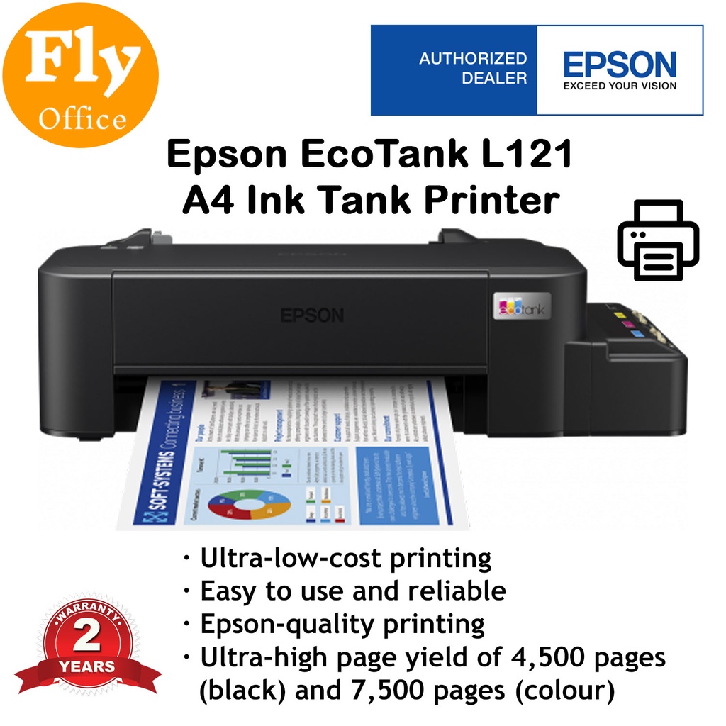 Epson L121 / L120 Ink Tank Printer | Ink Tank System similar with HL ...