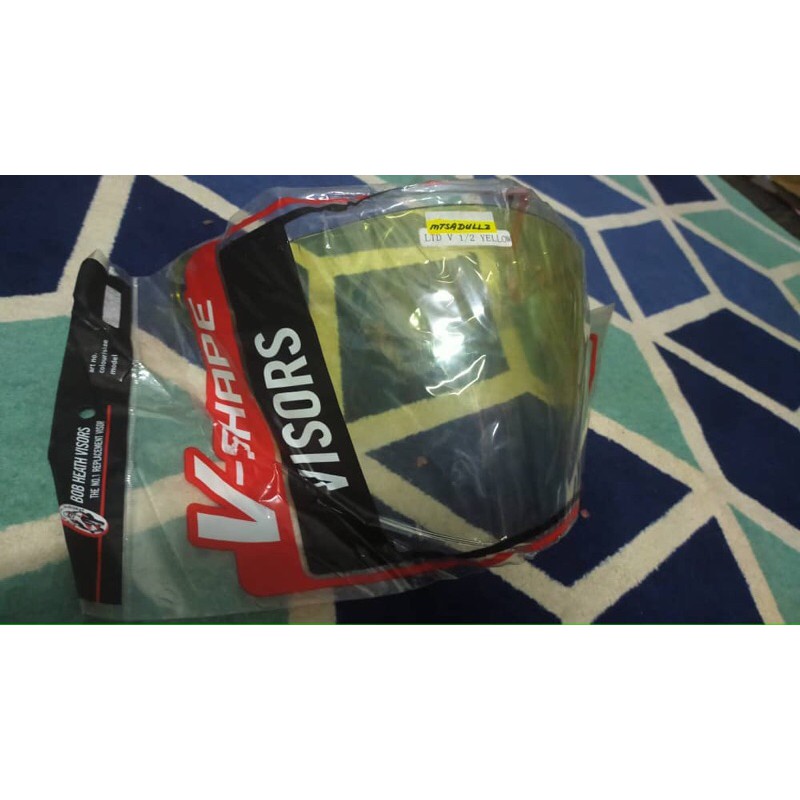 VISORS BOB HEALTH WARNA KUNING VISOR LTD 2TONE 2-TONE HELEMET LTD SPORT ...