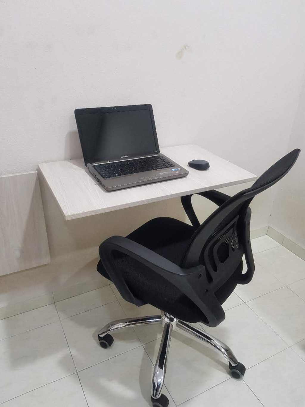 Waterproof Wall-Mounted Wooden Table Meja Dinding Floating Table ...