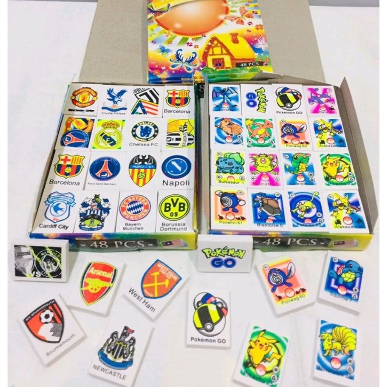 Ready Stock Fancy Eraser Pokemon Go Eraser Fight | Shopee Malaysia