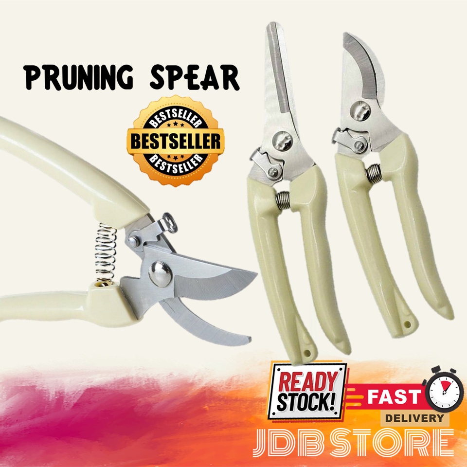 (READY STOCK) GUNTING POKOK BUNGA TAJAM GARDENING TOOLS PRUNING SHEARS ...