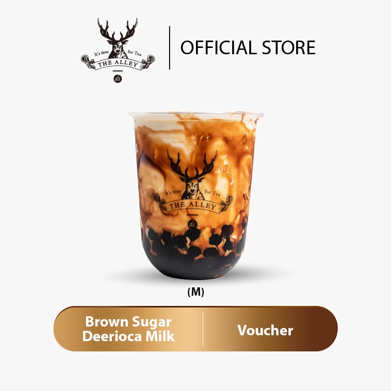 The Alley Brown Sugar Deerioca Milk Voucher - M | Shopee Malaysia