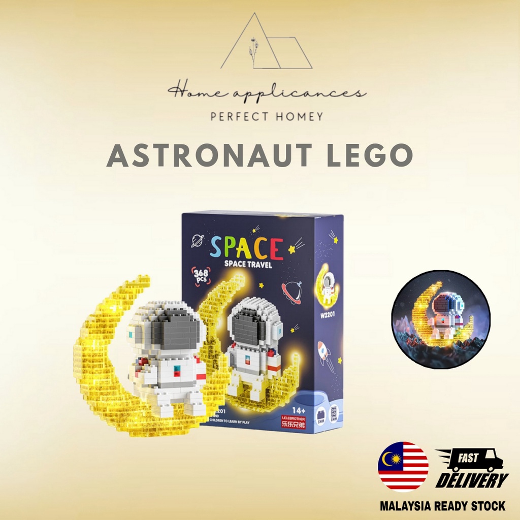 Ready Stock Diamond Astronaut Lego Building Blocks Micro Particles Nano ...