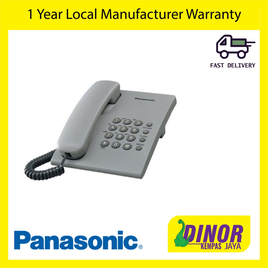 Panasonic Single Line Phone KX-TS500MLH/KX-TS500MLC/KX-TS500MLR ...