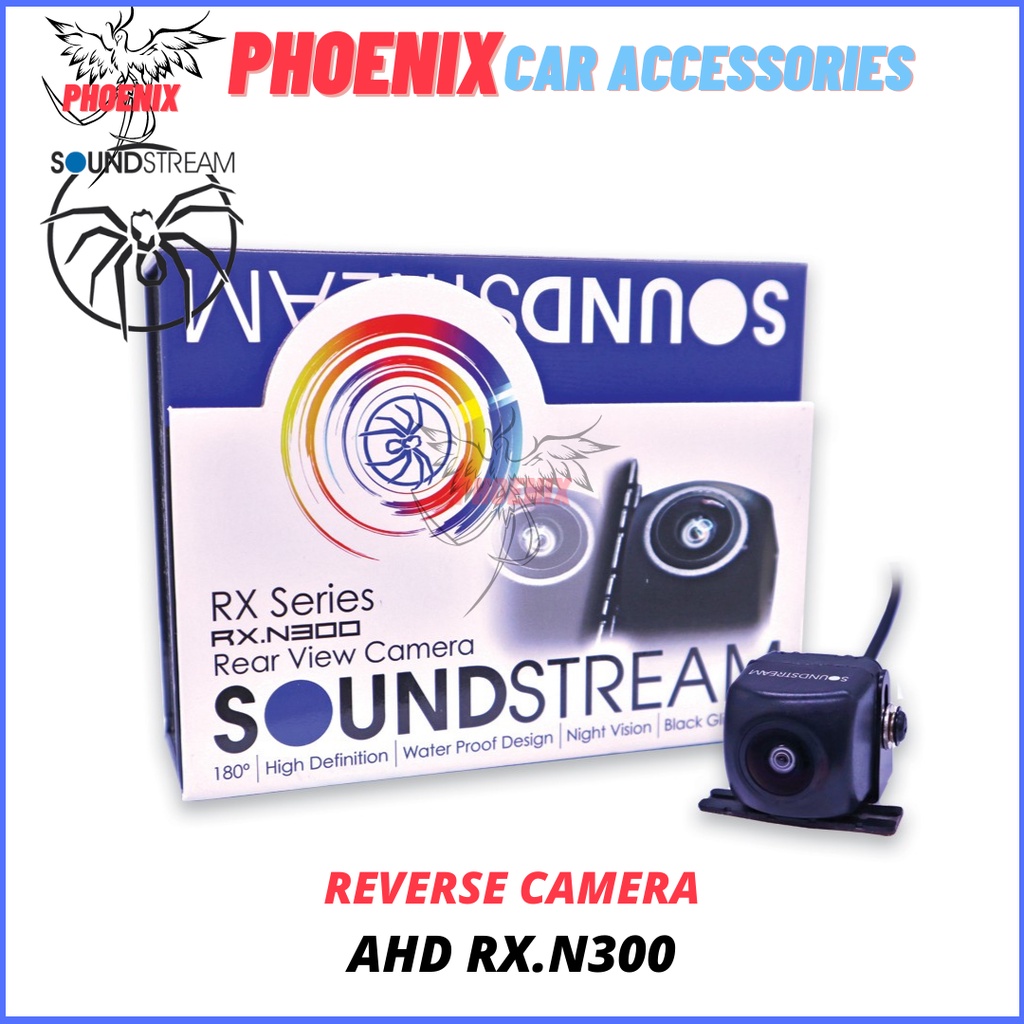 SOUNDSTREAM RX.N300 Reverse Camera 180 Angle Full HD Waterproof Night ...
