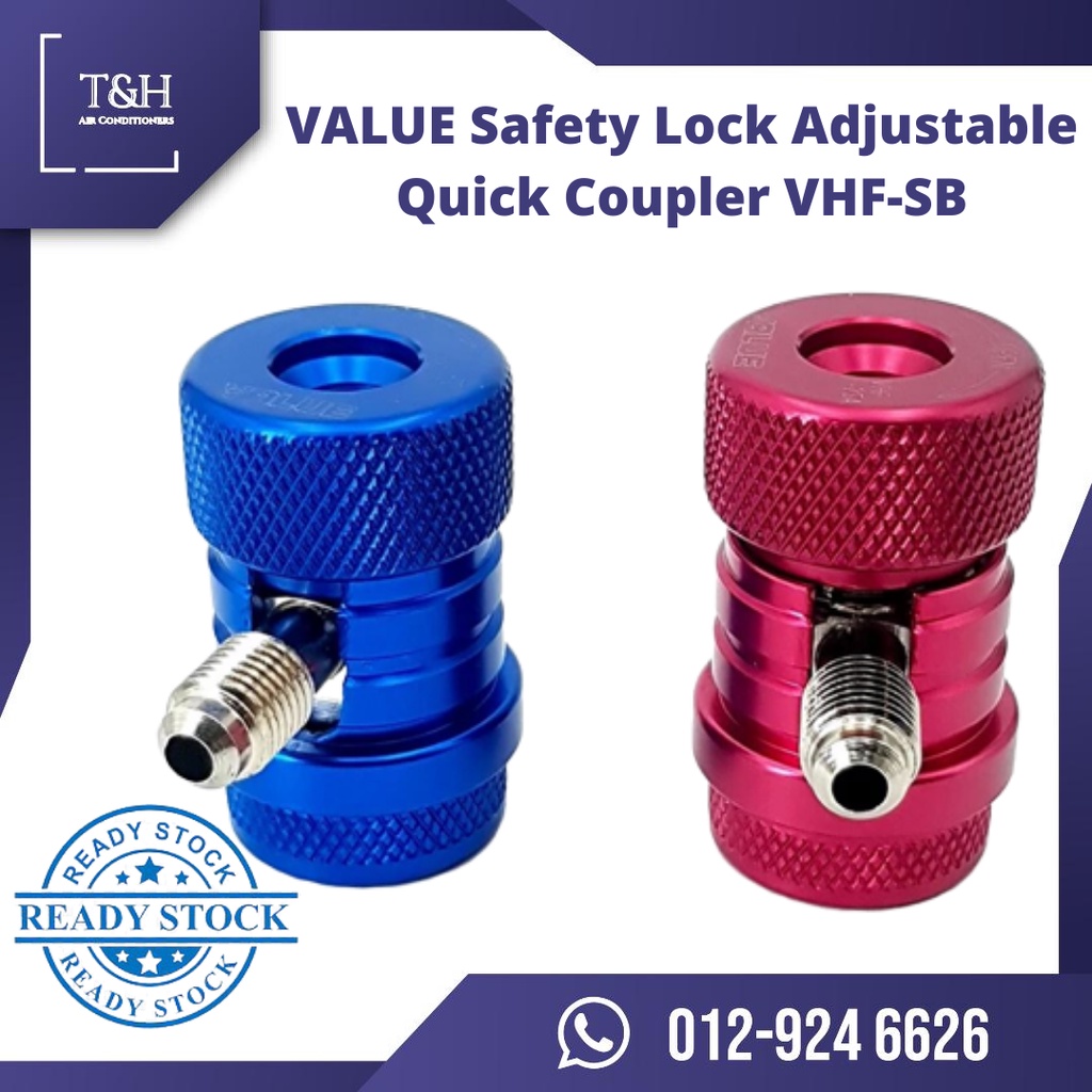 VALUE Safety Lock Adjustable Quick Coupler VHF-SB | Shopee Malaysia