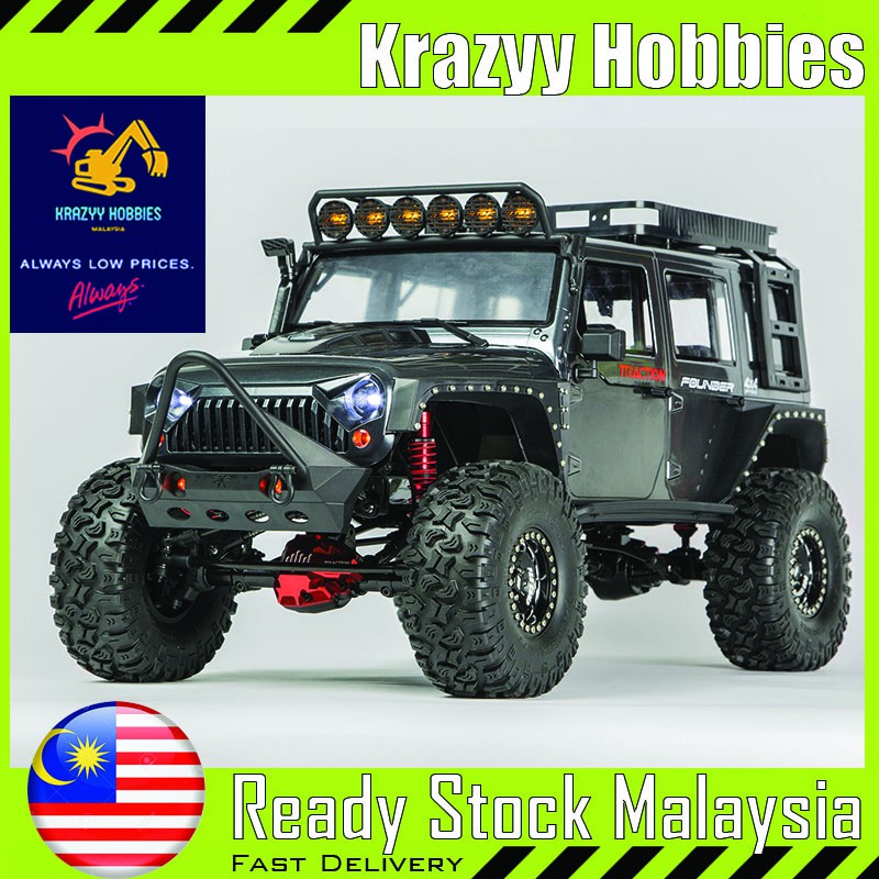 Traction Hobby 1/8 Cragsman Pro (KM2) JEEP RUBICON ARTR Crawler. | Shopee Malaysia