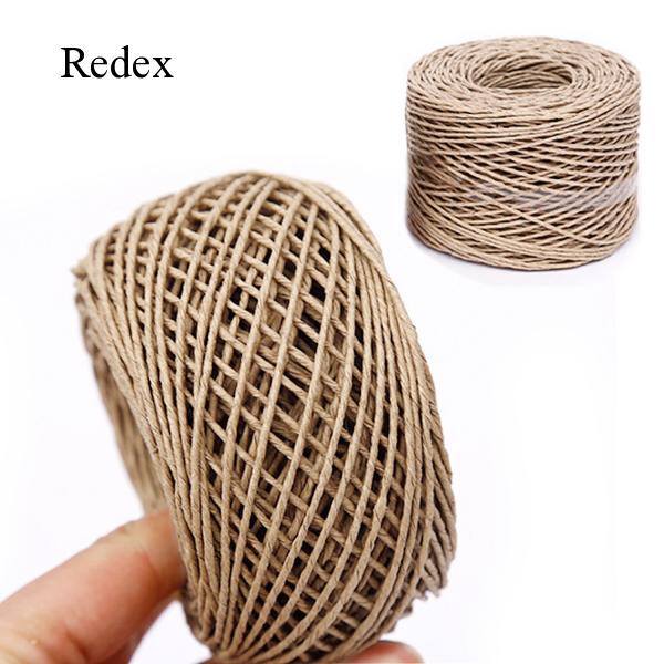 Redex Paper Cord Brown Twisted Kraft Paper Cord Packing Twine Rope for ...