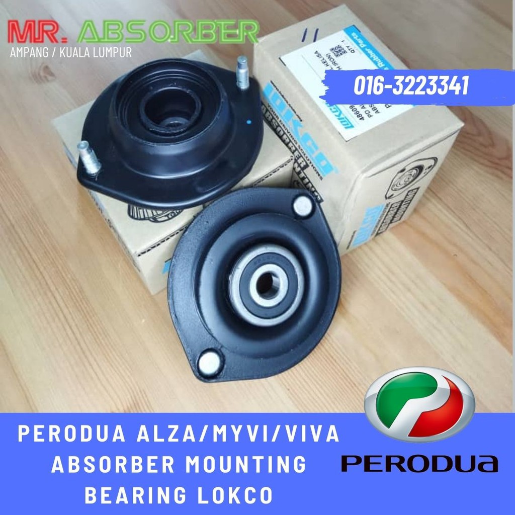 ABSORBER MOUNTING WITH BEARING LOKCO PERODUA ALZA / MYVI / VIVA / ALL ...