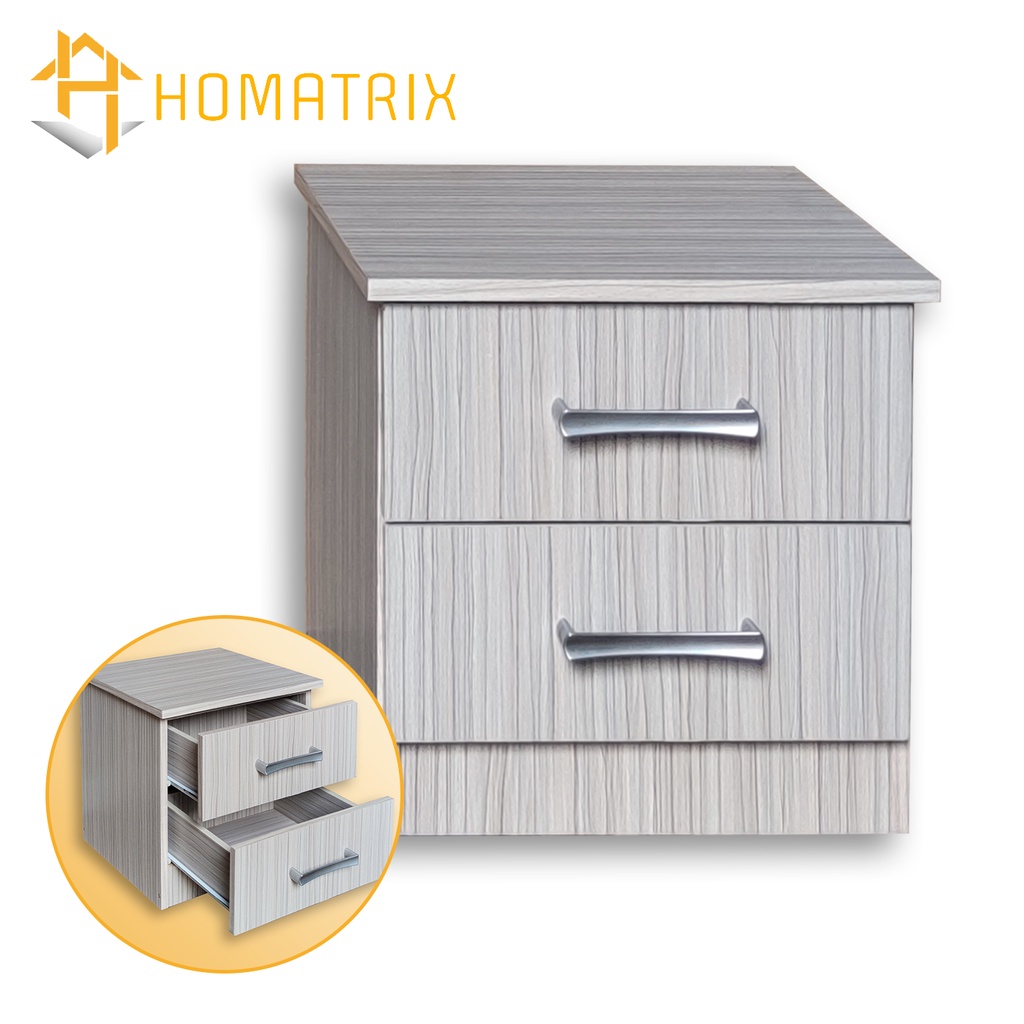 HOMATRIX Bedside Table Storage Drawer Cabinet HM7054 | Shopee Malaysia