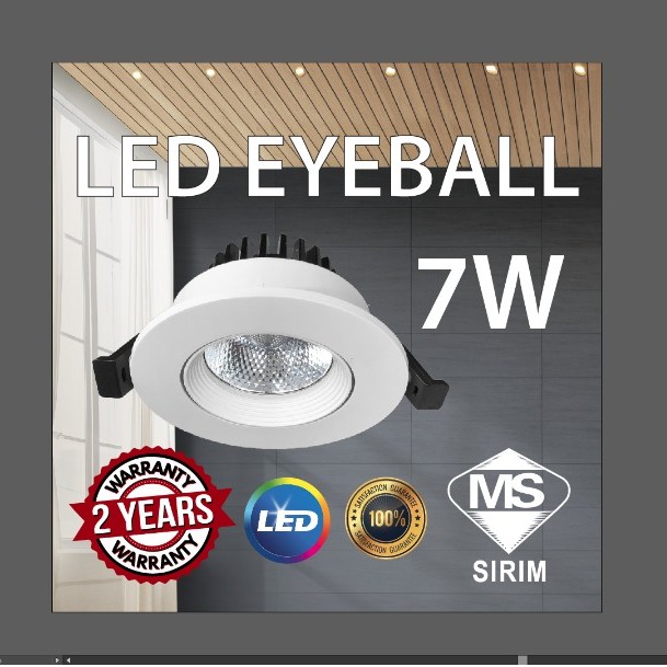 Downlight [SIRIM APPROVED]IMITOS LED Eye Ball Spotlight COB Round ...