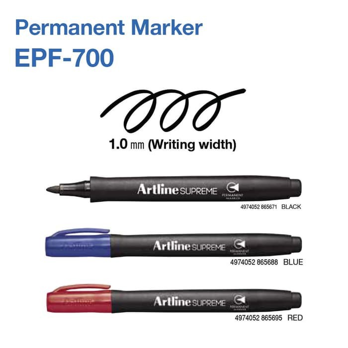 ARTLINE PERMANENT MARKER SUPREME EPF-700 1 PCS | Shopee Malaysia