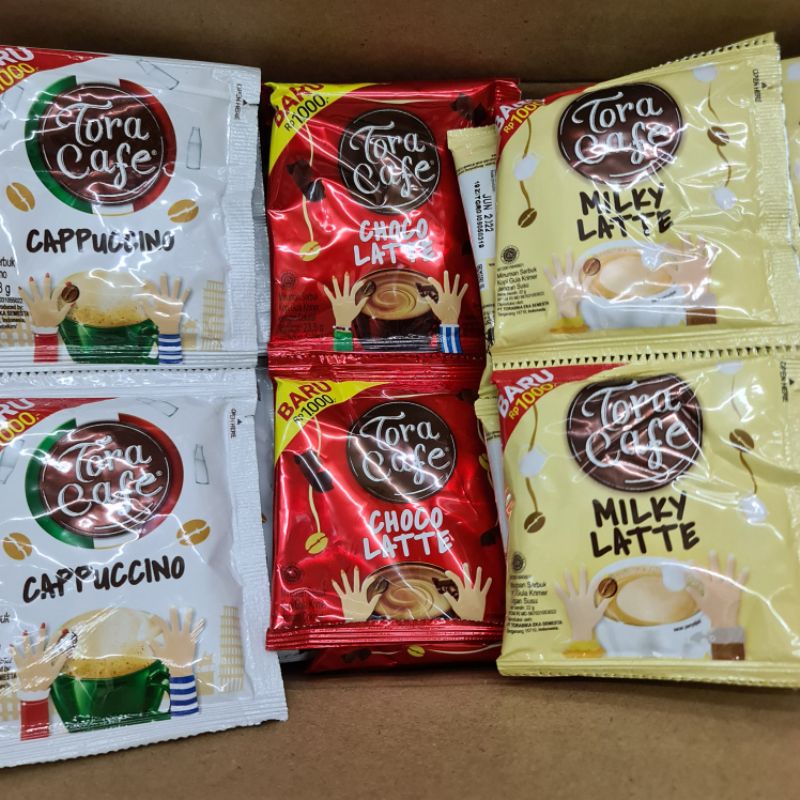 Tora Cafe Minuman Kopi Cappuccino / Choco / Milky / Caramel Latte ...