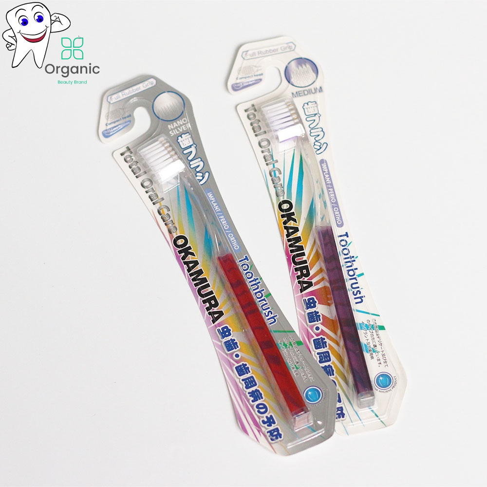 Okamura - JAPANESE TOOTHBRUSH SUPER CLEAN SOFT Bristles - NANO FIBER ...