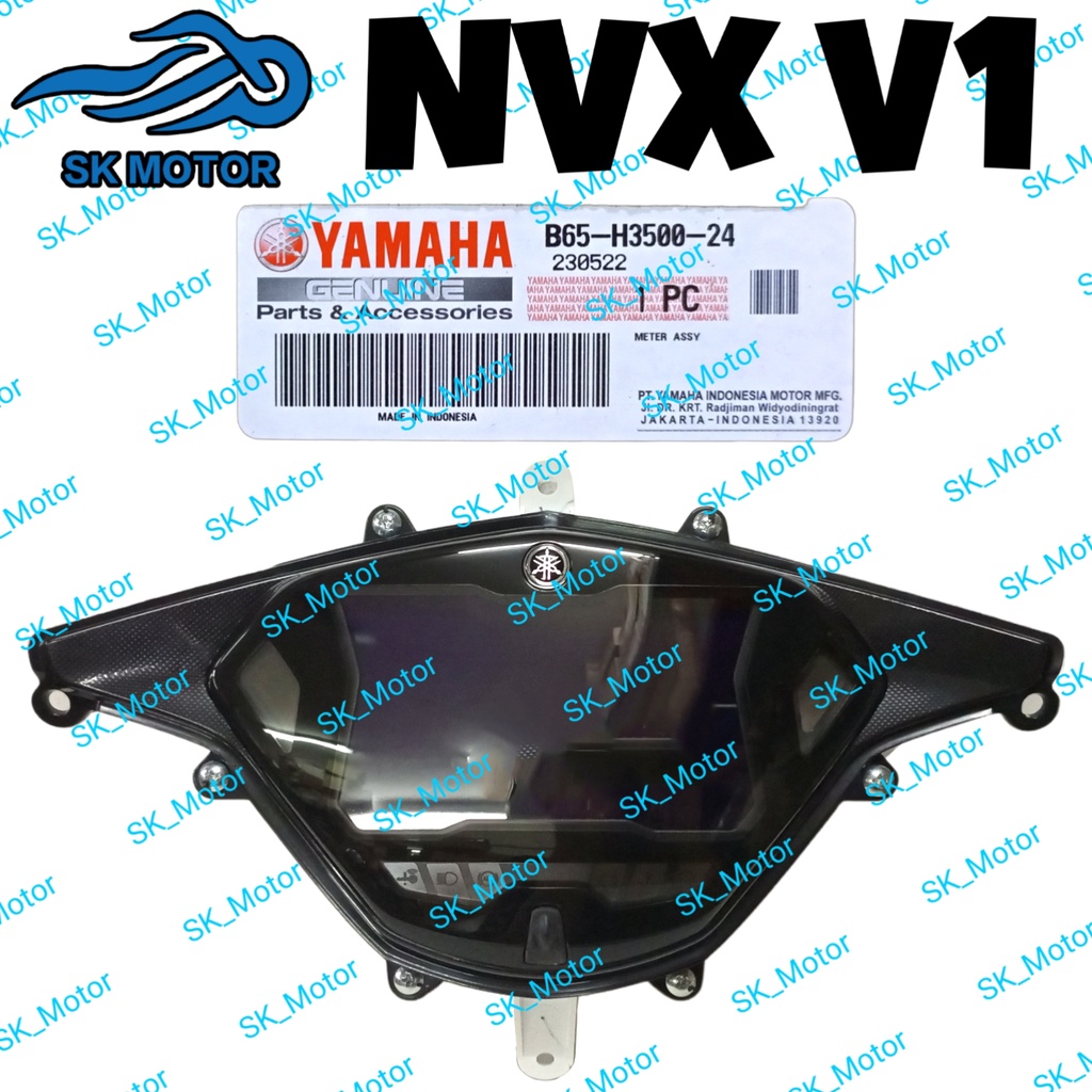 Yamaha NVX 155 V1 Original Meter Digital LCD Screen Speedometer Assy ...