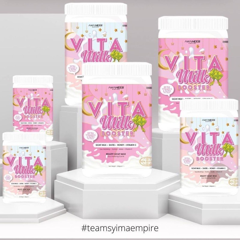 VITAMILK BOOSTER ORIGINAL SAH HQ , VANILLA 🥛 , APPLE 🍏, STRAWBERRY 🍓 ...