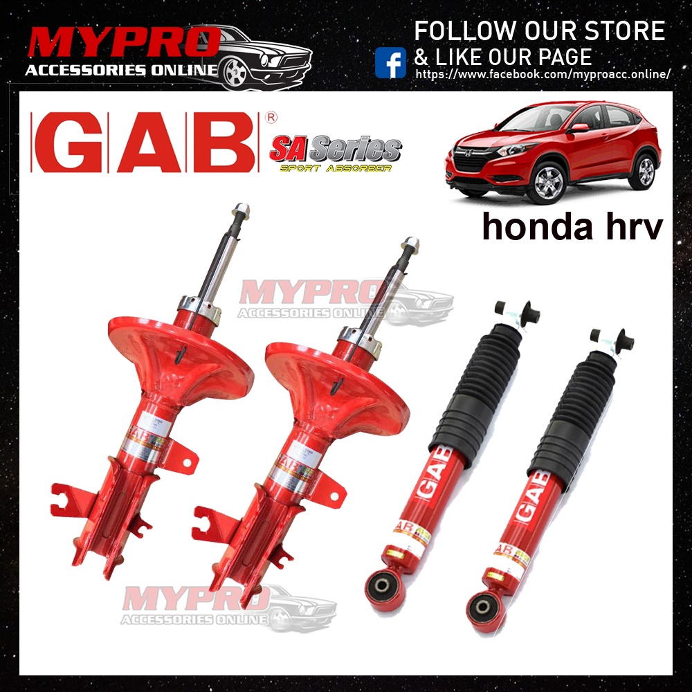 Honda HRV H-RV T7A 1.5/1.8 2013-2021🚗 GAB SA Series Heavy Duty Sport ...