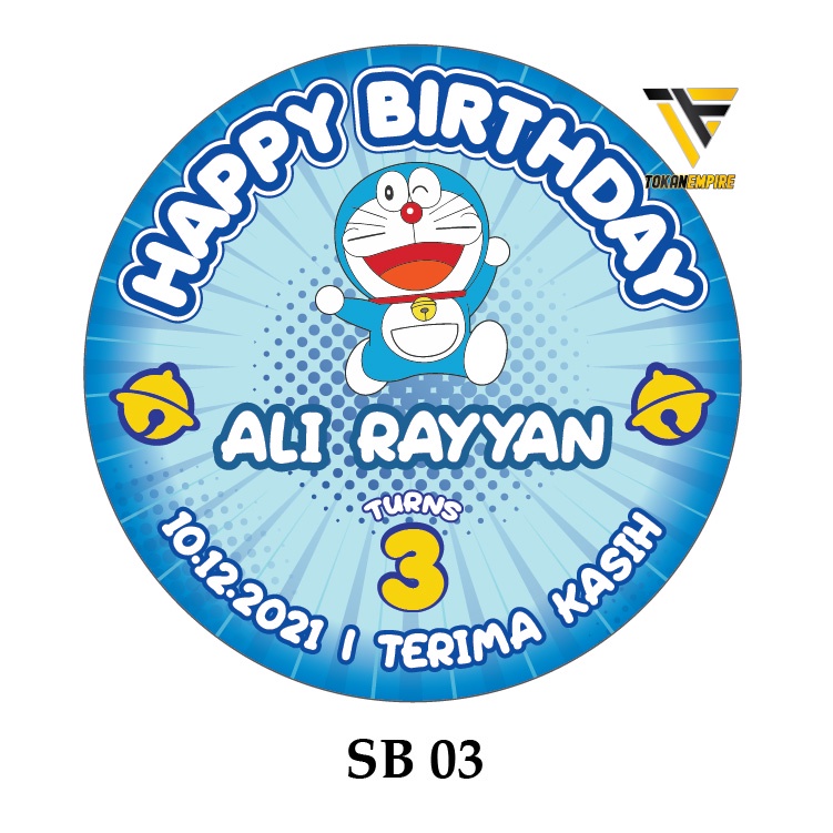 STICKER BIRTHDAY / GOODIES STICKER / STICKER HARI LAHIR READY DESIGN ...