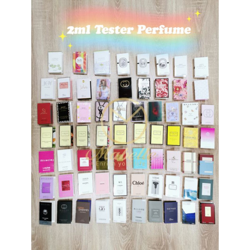 2ml branded pocket perfume miniature sample spray head perfume murah ...