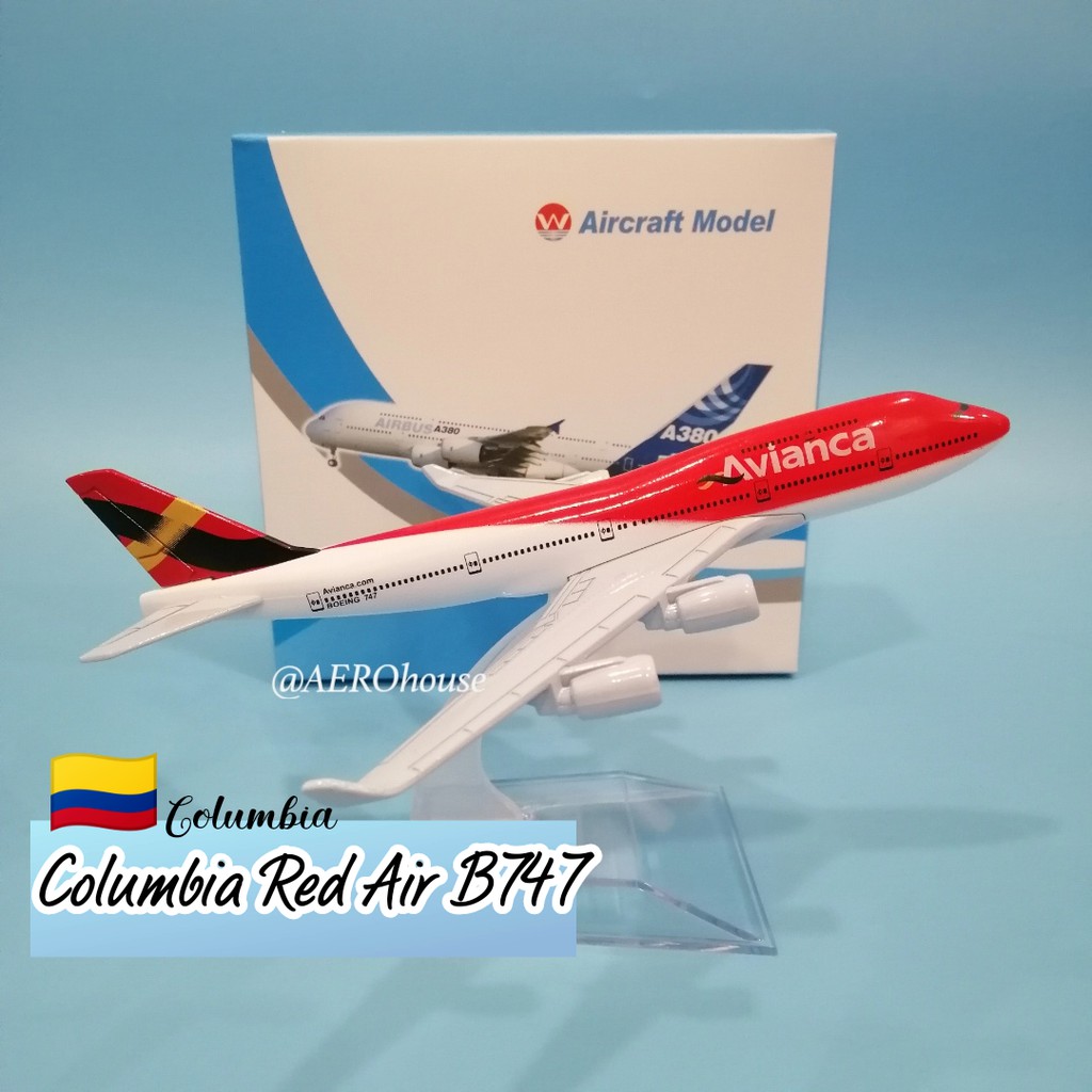 Latest Aeroplane/100 Aircraft Model- Columbia Red Air B747 for Avianca ...