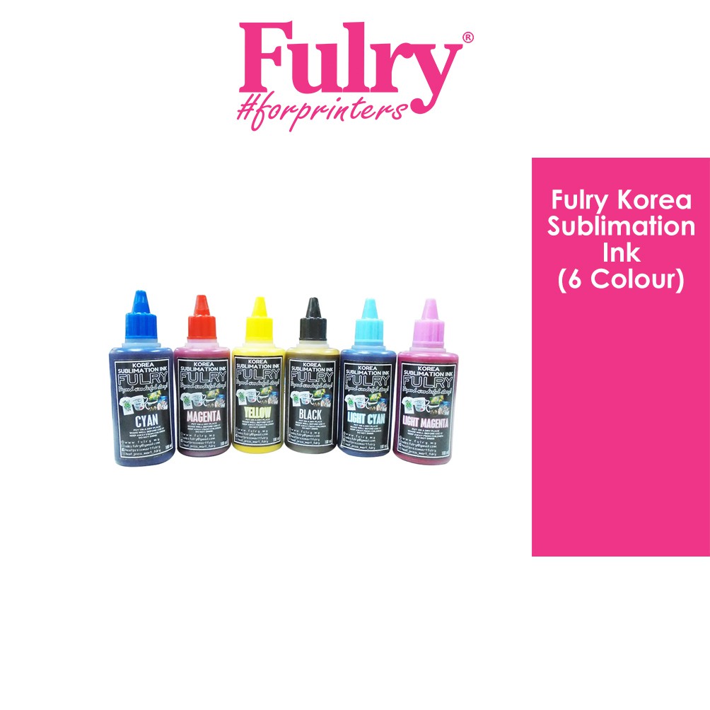 Sublimation Inks FULRY (PJ) CMYK,LM,LC | Shopee Malaysia