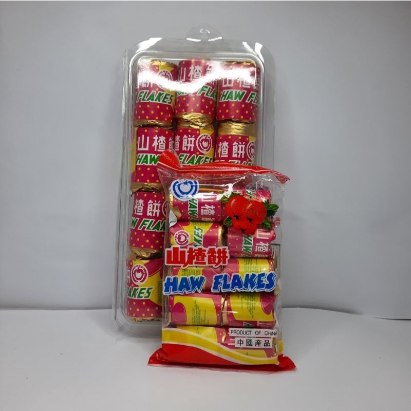 Haw Flakes - Saan Zaa / Sanca / Candied Fruit Candy // 300gr (12 x 25gr ...