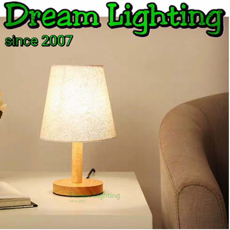 Dream Lighting / Wood Table Lamp Night Light Decorative Desk Lamp ...